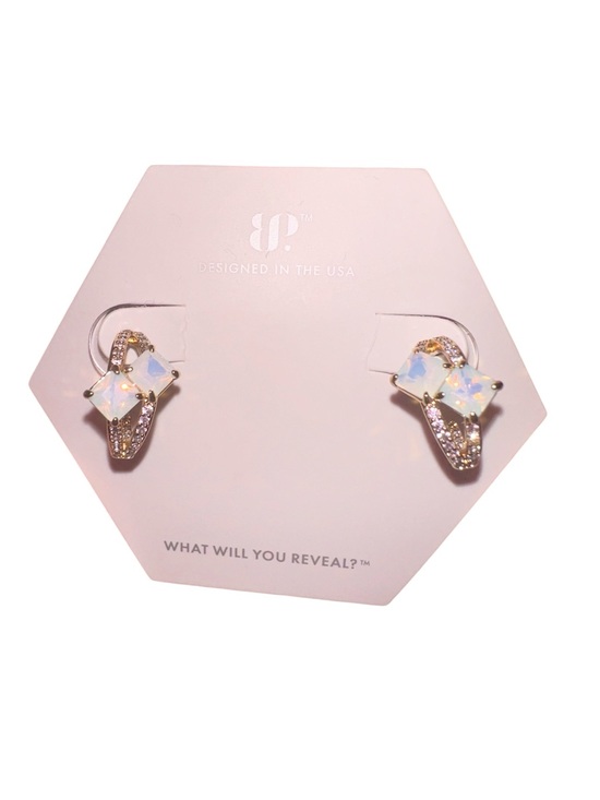 Bomb Party | Jewelry | Stunning Bomb Party Moonstone Hoops | Poshmark